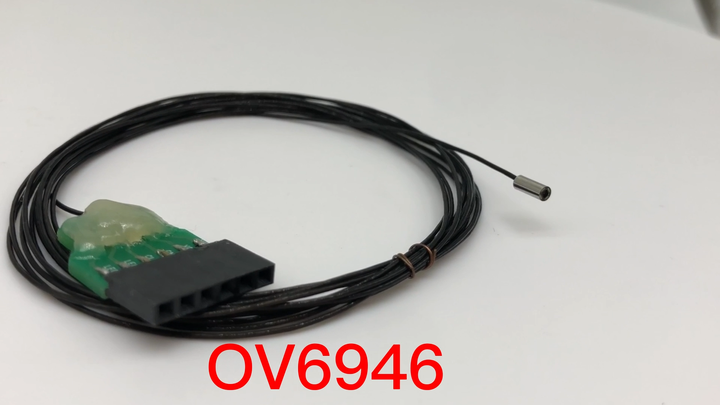 OV6946 2mm 디코더 보드 마이크로 LED 120도 의료 내시경 카메라 모듈