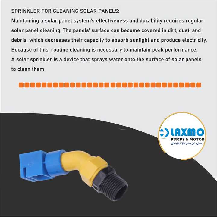 Outdoor Solar Panel Cleaning Machine & 100 Pcs Cleaner Sprinkler High ...