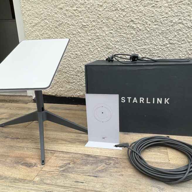 Brand New Starlink Satellite Internet v4 With all Parts Complete And Accessories Ready For ...