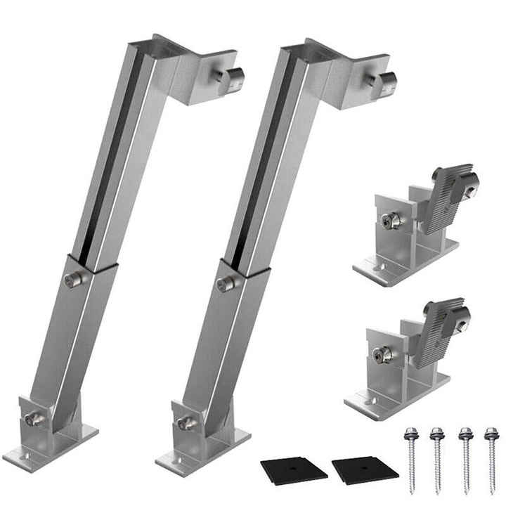 Solar Panel Mount Elevation Adjustable Rooftop System Brackets