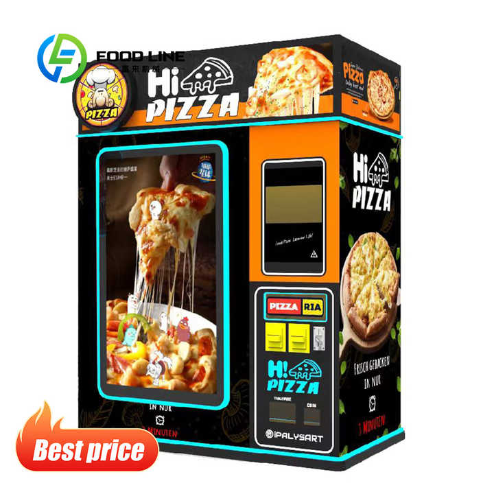 Fresh Pizza Vending Machine With Touch Screen Automatic Hot Food ...