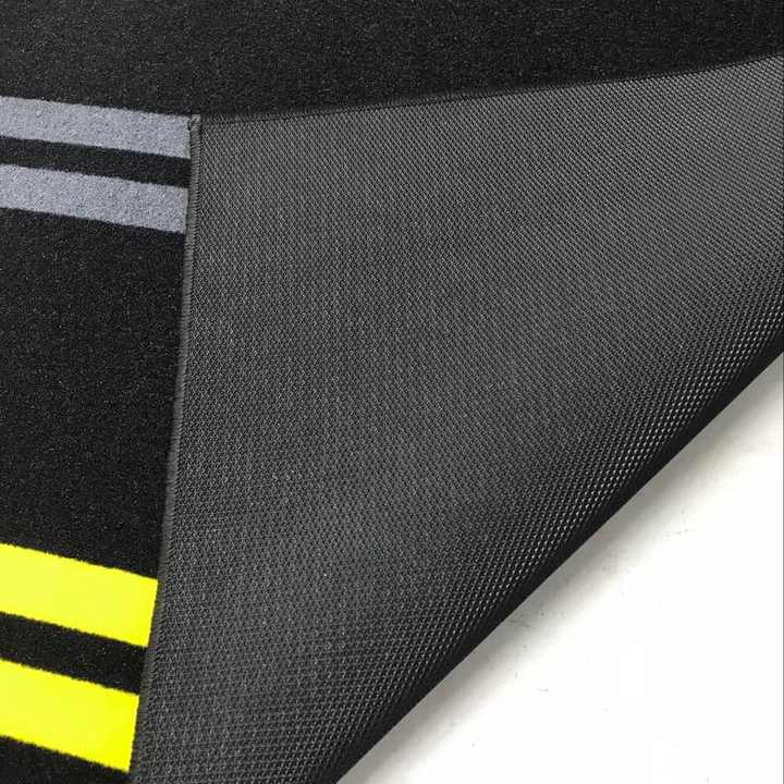 Heavy Duty Rubber Garage Logo Mat ACERBIS MOTOR Race Black Yellow Pit ...
