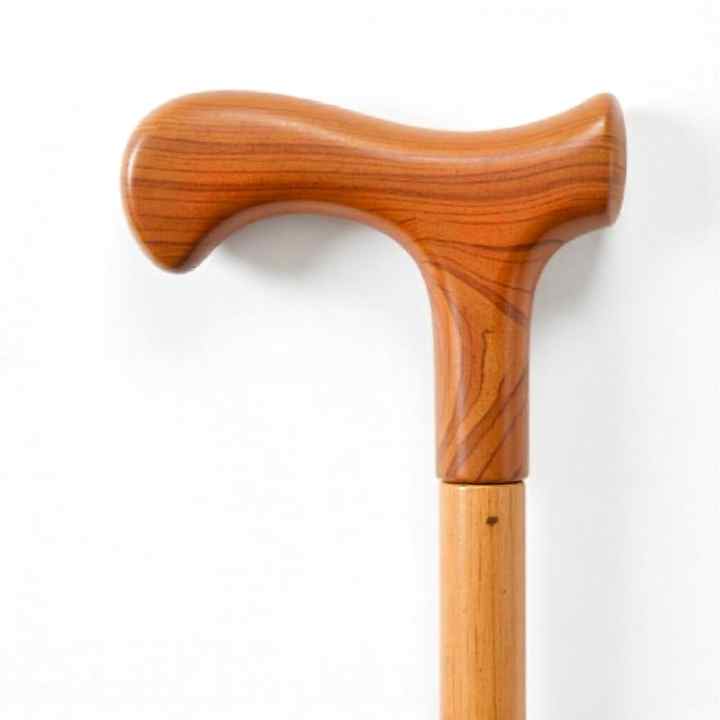 Premium Wooden Walking Cane Handle | Handcrafted Smooth Finish ...