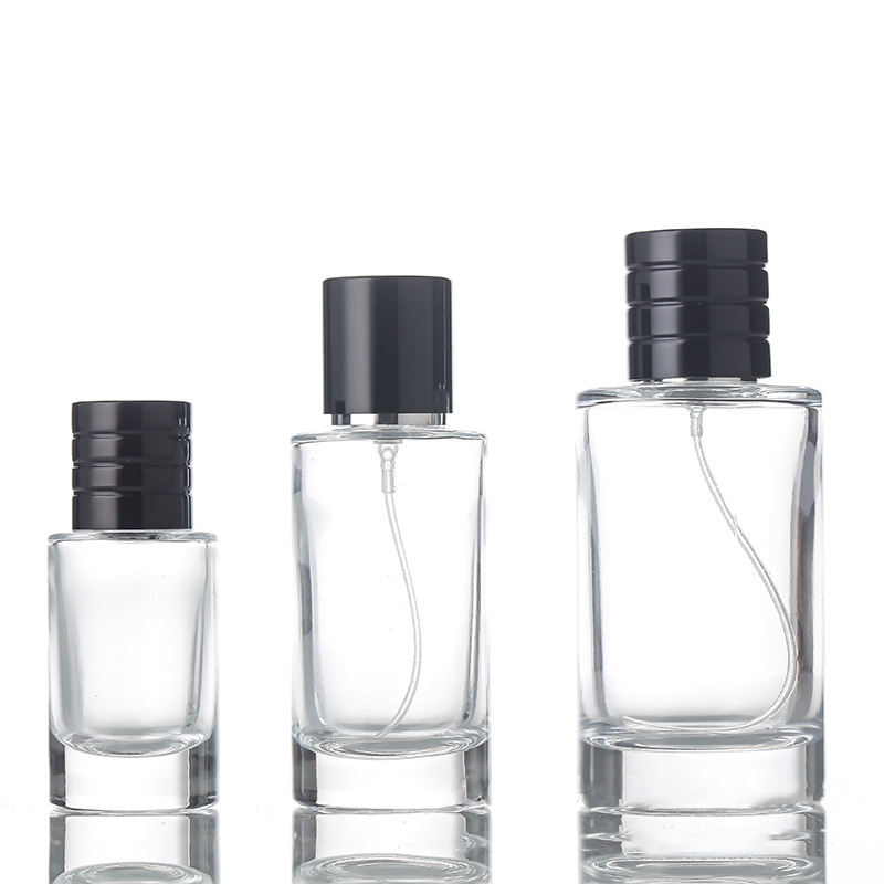 Thick Bottom Empty Spray Perfume Bottle Unique Clear Luxury Design ...