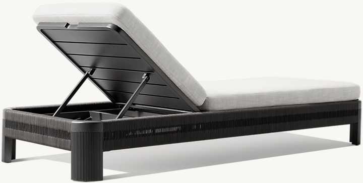 Newest Modern Solid Teak Wood Outdoor Swimming Pool Sunbed Luxury ...