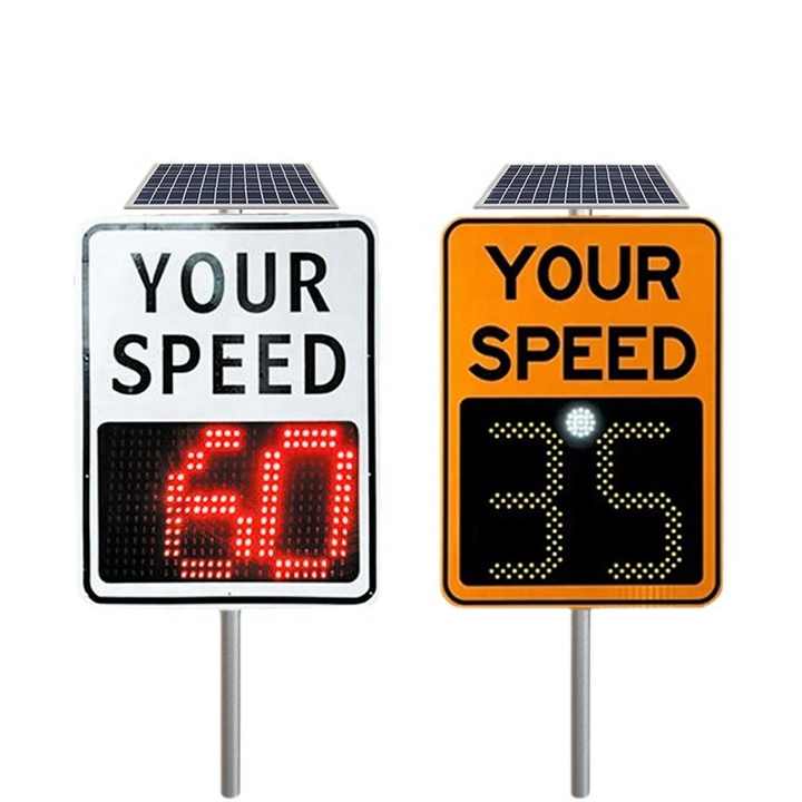 Solar Powered Radar Speed Limit Sign with LED Display, OEM | Wholesale