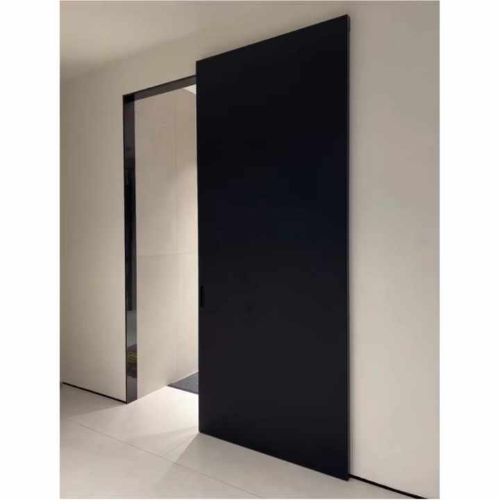 Hidden Track Sliding Doors Floating Design Wood Door Hardware Kits With ...