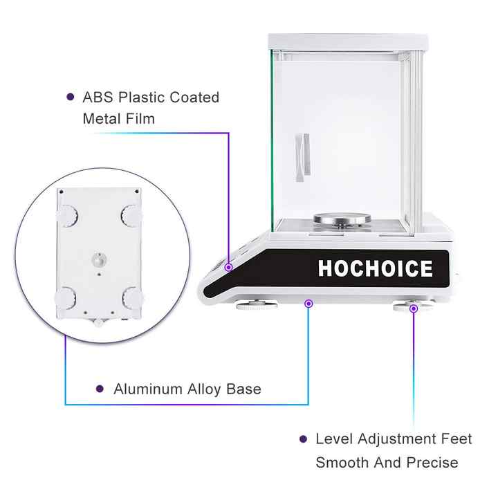 Analytical Balance 1mg Precision Lab Scale 0.001g Digital Analytical ...