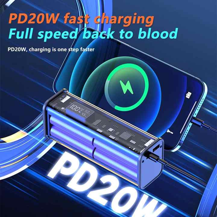 DIY Kits Power bank Box 8-Section 18650 Mobile Power Supply Shell Pd22 ...