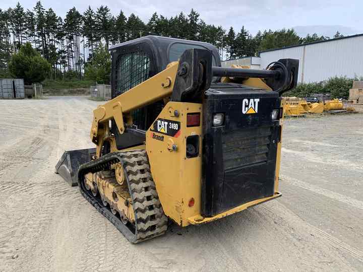 2018 CAT 249D-Compact Track Skid Steer Loader with Turbo Engine & A/C ...