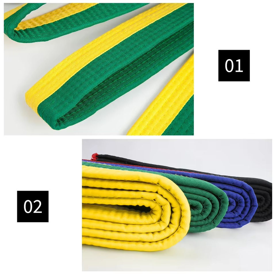 High Quality Karate Belt Sets Soft Touch 100% Cotton for Adults ...