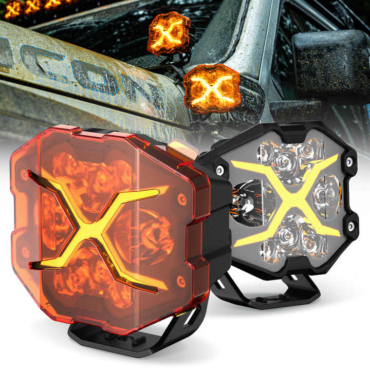 Novsight X Series 4inch Off Road LED Car Work Driving Light Built-in ...