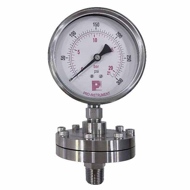 SCREW TYPE DIAPHRAGM SEAL PRESSURE GAUGE| Alibaba.com