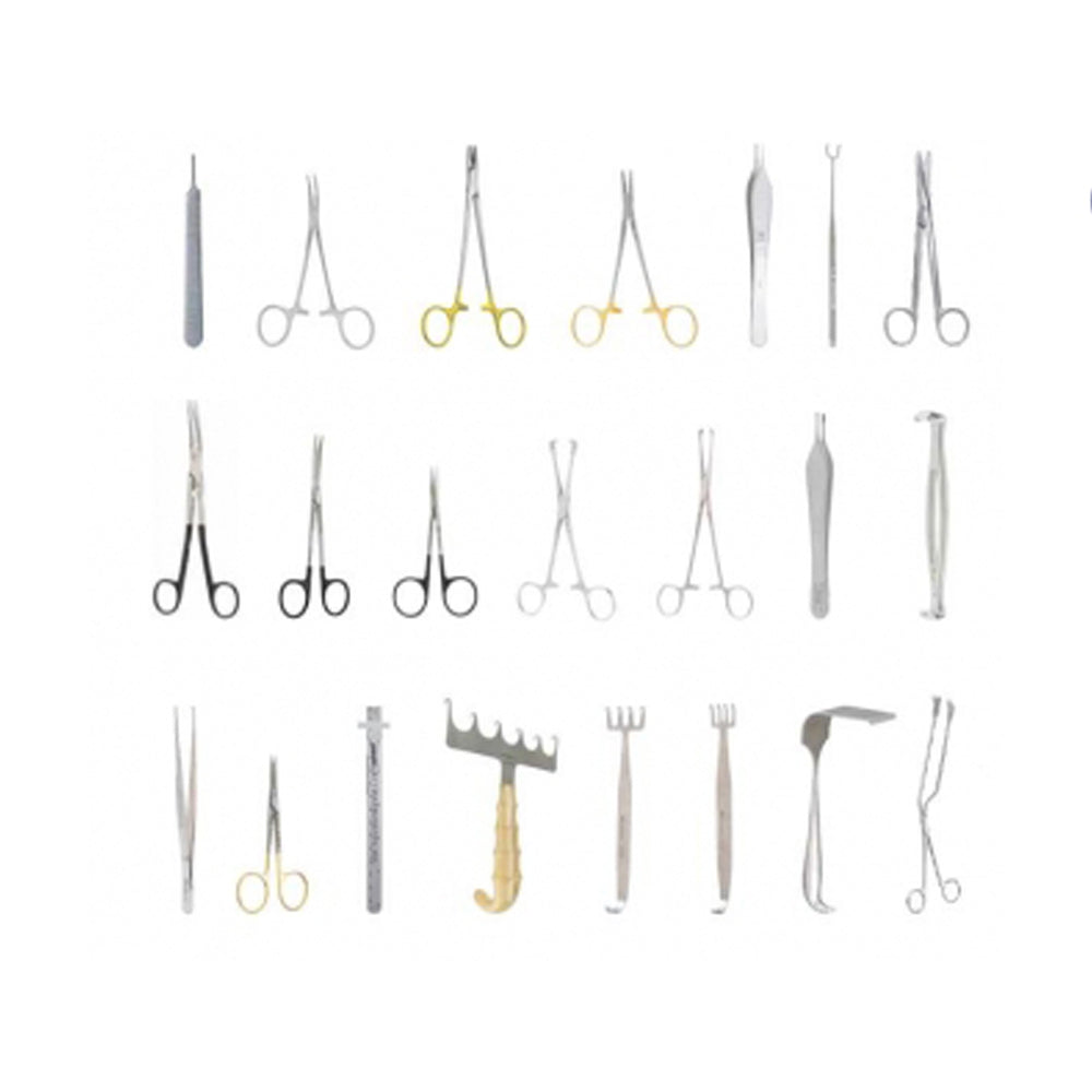 Fess Instruments Set - Stainless Steel Reusable Surgical Tools