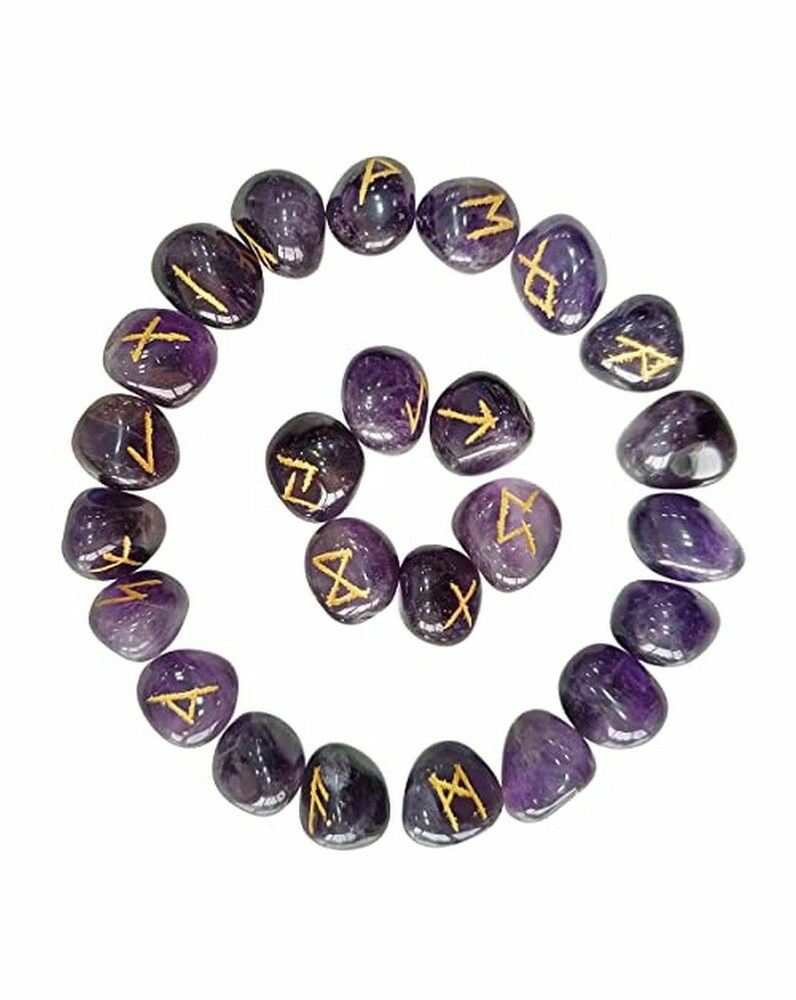 Find Exquisite Handcrafted rune stone set carv craft for Unique Gifts