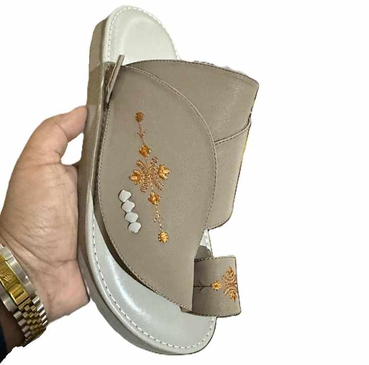 Trendy Arabian Chappal PU Leather Shoes for Men Quality Slip-On round ...