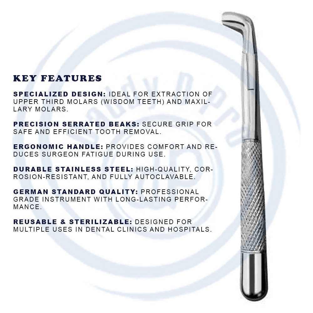 High-Quality Dental Forceps for Adult Tooth Extraction