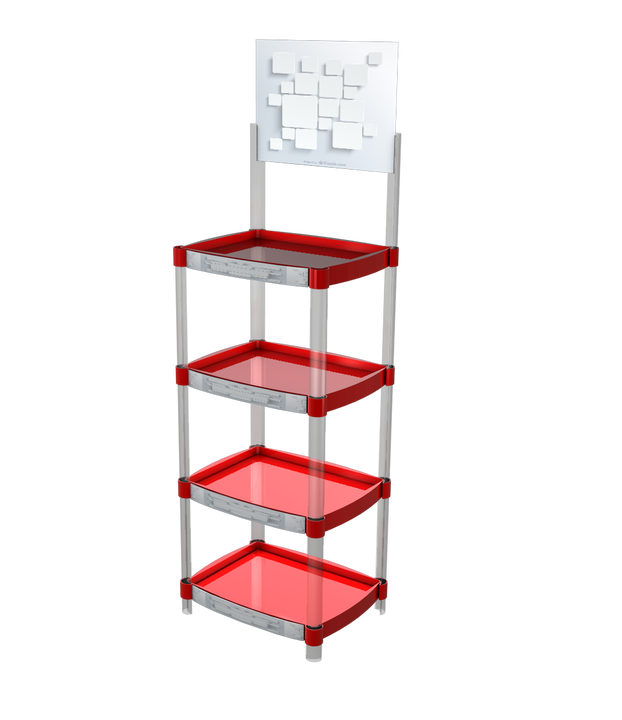 High Quality Supermarket and Store Display Rack Stand PP Plastic ...