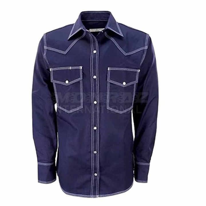 2025 Custom Color Welding Safety Shirt Flame Resistant Cotton Work fr ...