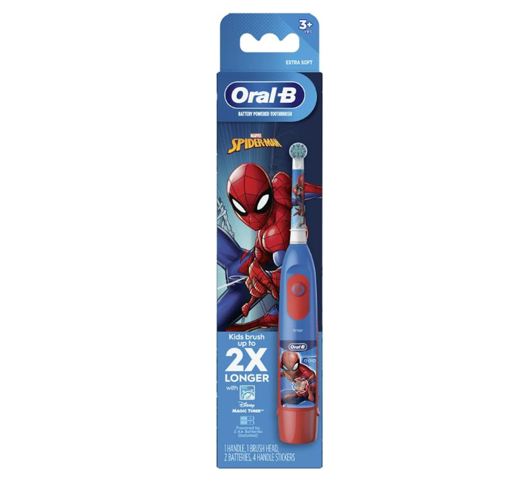 Oral-b Spiderman Kids Electric Toothbrush - Fun & Effectiveness