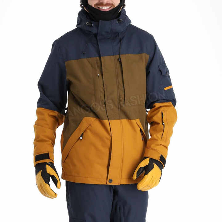 Premium Men's Hooded Ski Jackets Waterproof Snowboarding Jackets for ...