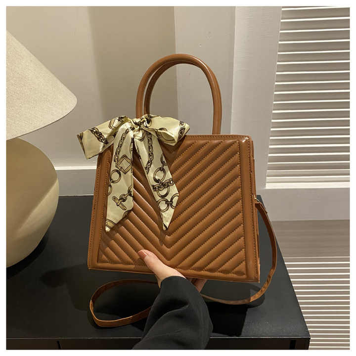 New Fashion Luxury Retro Mini Bag with Scarf High Quality PU Leather ...