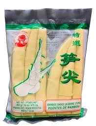 Bamboo Shoot Tips packaging 250gr/bag 500gr bag size LARGE 4-7pcs ...