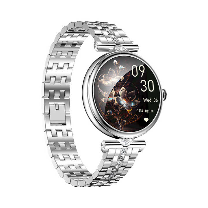 Hot Female Smart Watch AK73 - Elegant Strap & AMOLED Screen