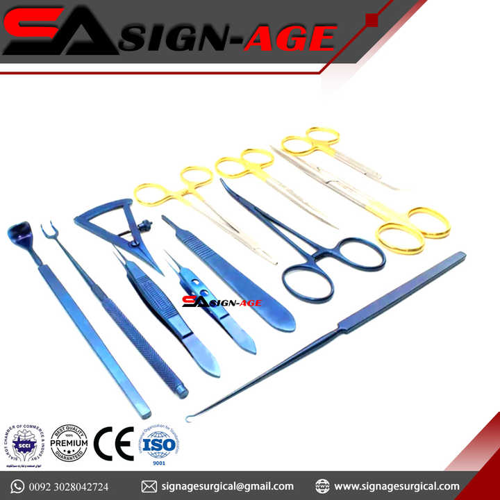 Blepharoplasty Surgery Instruments Set Eyelid Surgery Tools Set ...