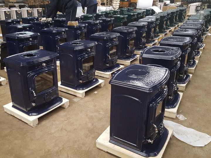 Classic European Wood Burning Stove - Smokeless & Efficient