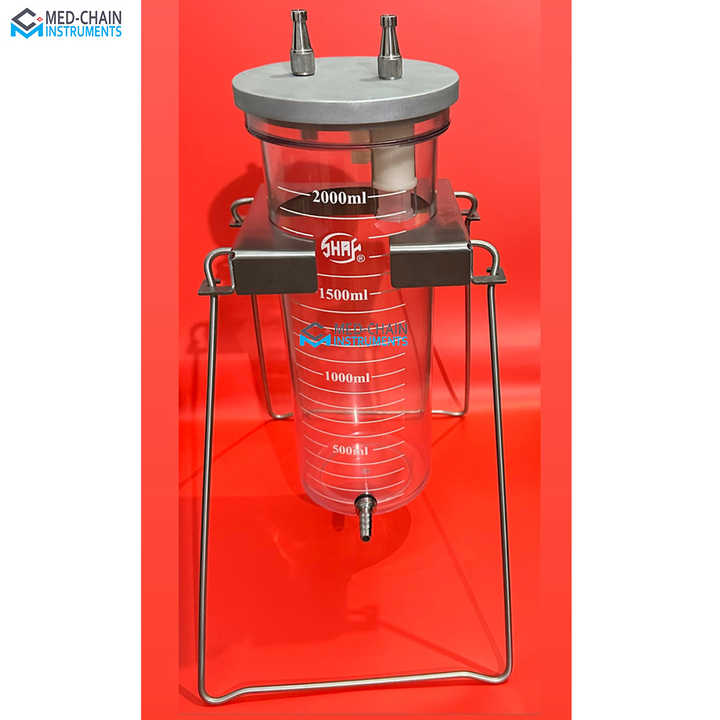 Fat Collection Canister Jar With Stand 1L/2L/3L Autoclavable - Fat ...