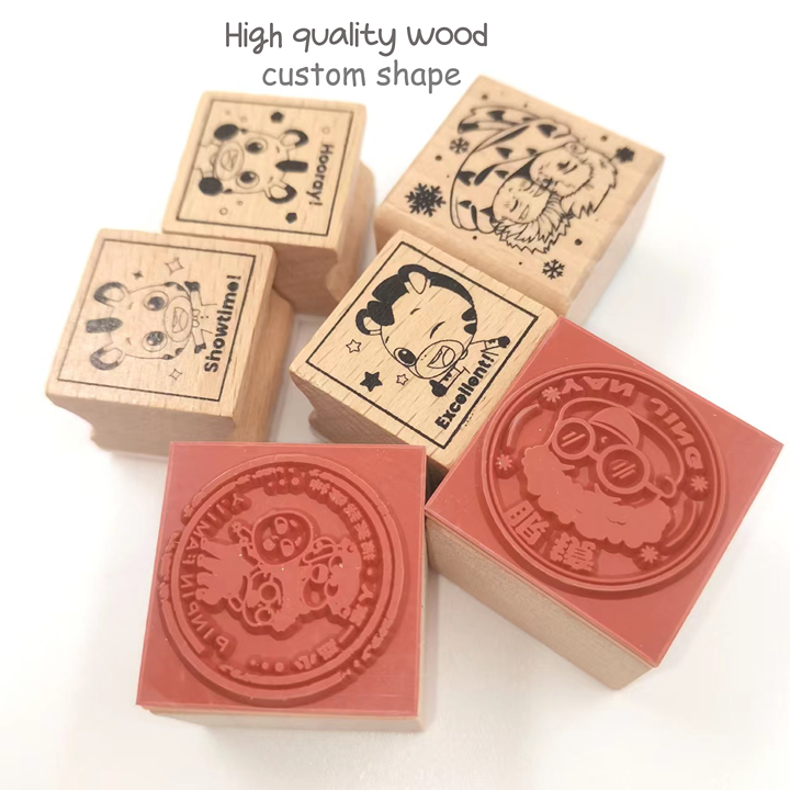 Custom Wood Stamp Design - High Quality & Multiple Styles