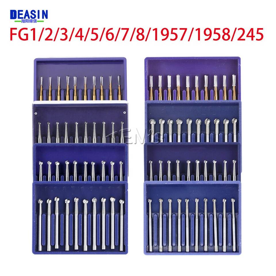 Dental Diamond Burs - High Speed Handpiece Tools for Dentistry