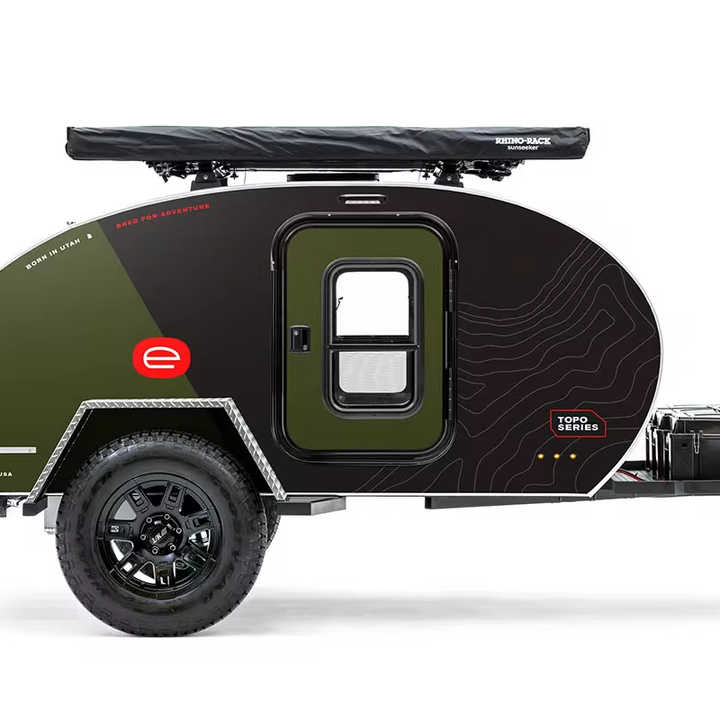 Camp Trailer Mini Teardrop Mini Caravan Travel Camper Camping Trailers ...