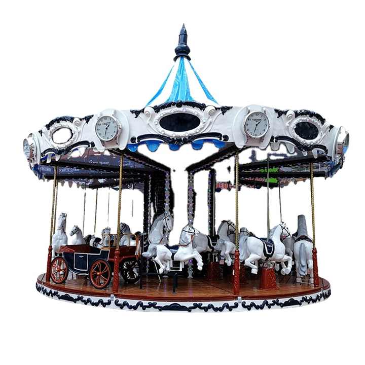 16 Seats Fairground Amusement Park Merry Go Round Carousel for Sale