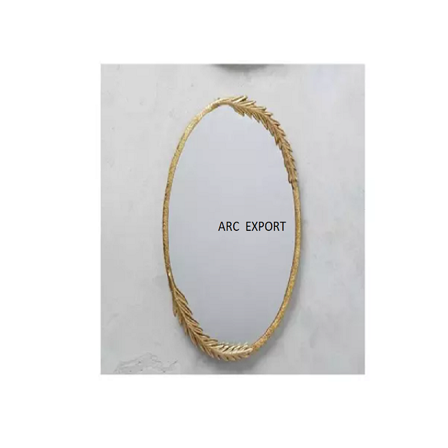 fancy oval wall mirror