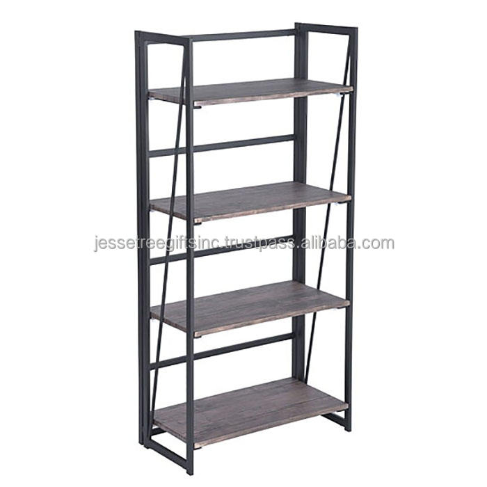 Metal Floor Rack With Black Powder Coating Finishing Rectangular Shape ...