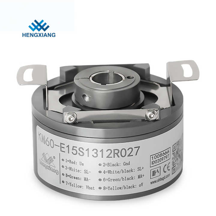 Absolute hollow shaft encoder multi-turn motor servo motor encoder KM60 ...