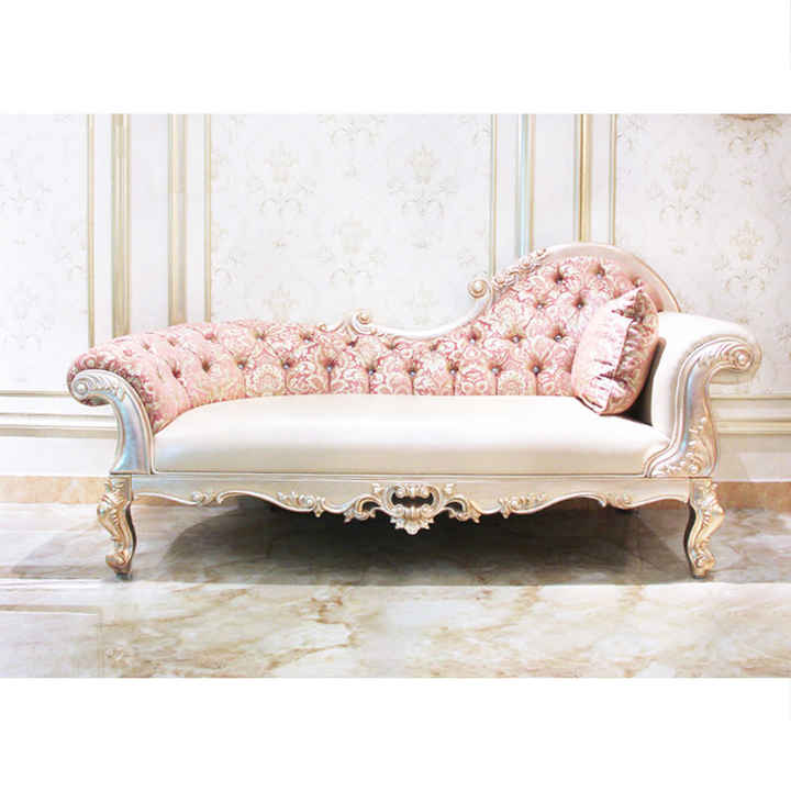 Classic Cabinet Roses - Stylish Chaise Lounge for Living Room