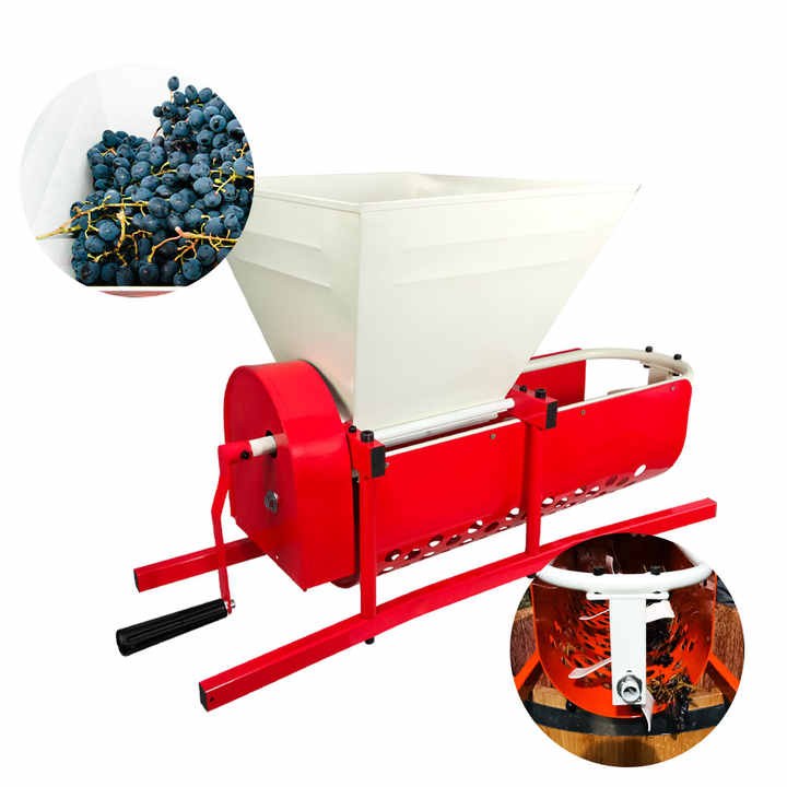 Manual Grape Crusher Destemmer - High Efficiency Machine
