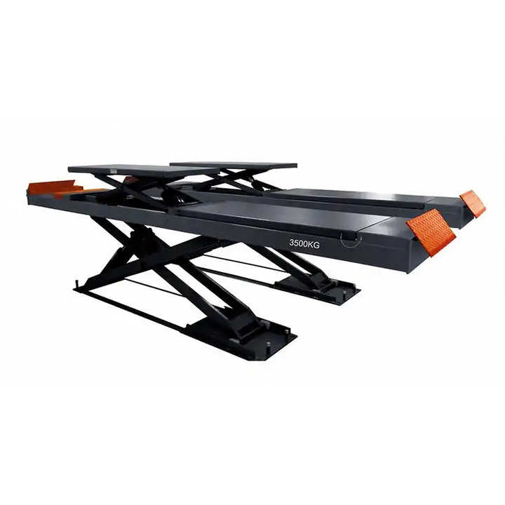Durable Steel Hydraulic Scissor-Type Lift Large-Capacity Vehicle Lift ...