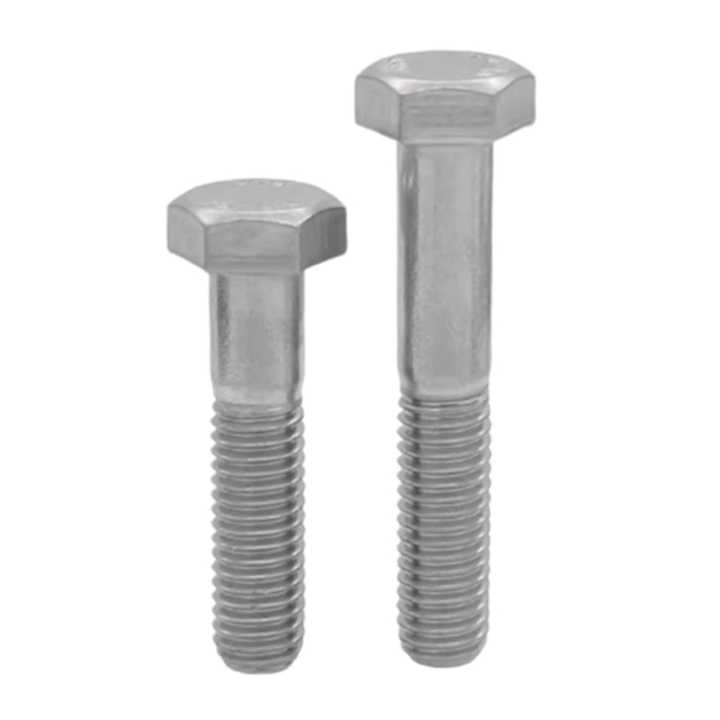 DIN 931 GB 5782 ISO 4014 A2-70 Stainless Steel Hex Head Bolts Screws Nuts M6 M10 M16 M20 M22 ...