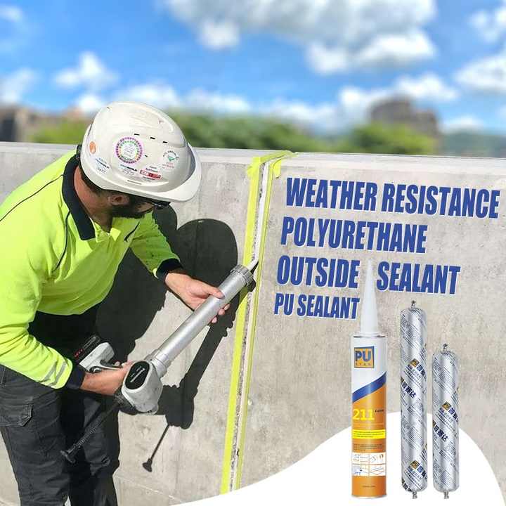 Low Modulus Black Construction Sealant Sausage PU Adhesive for Joint Crack Polyurethane Seal ...