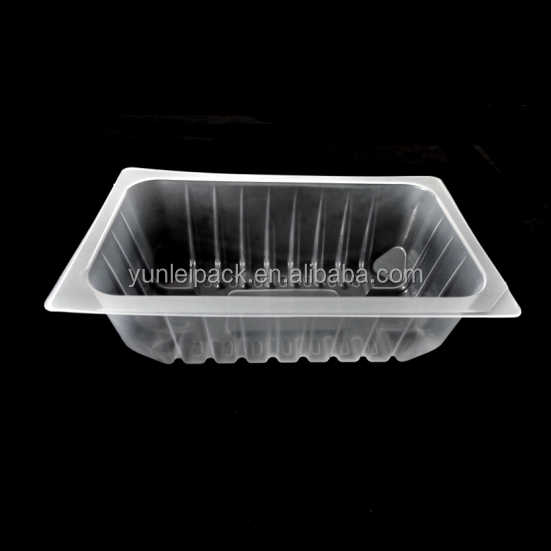 Customized clear Transparent Rectangular Disposable PP Map Seal Food ...