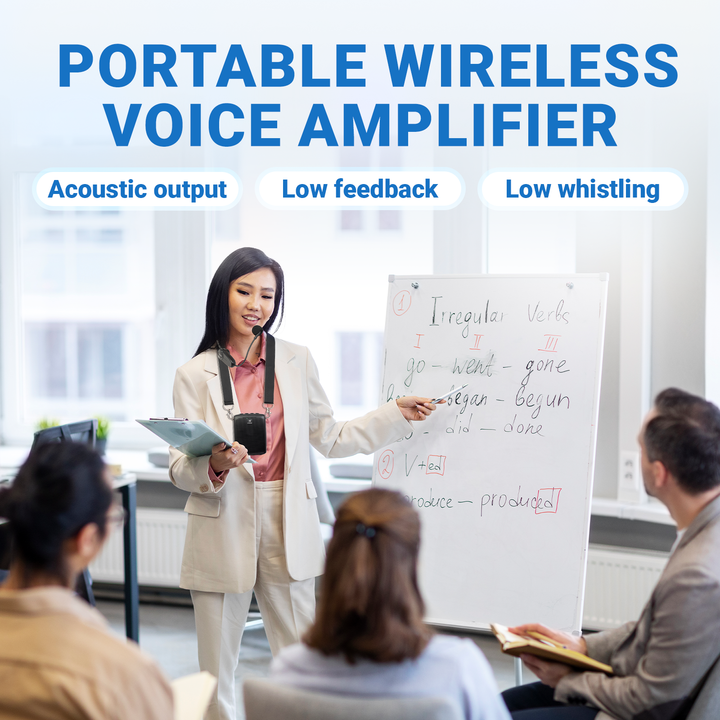 Winbridge WB002 15W Mini Amplifier with Wireless Headset Microphone ...