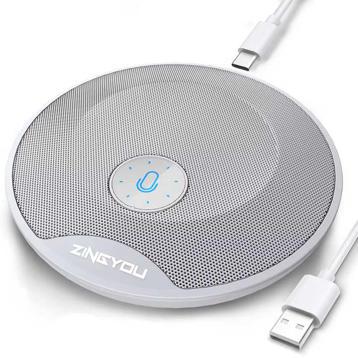 USB Conference Microphone Omni-directional Condenser Mic for Recording ...