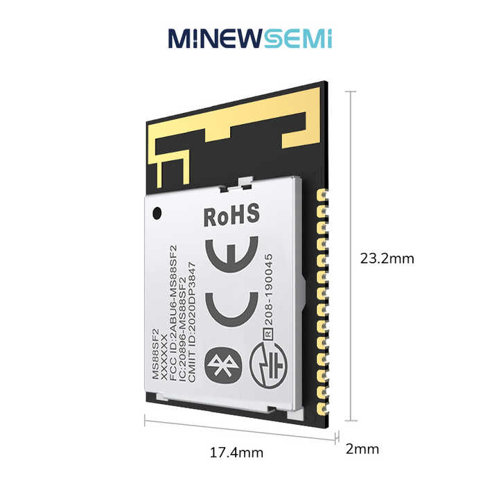 Minewsemi Nordic Nrf52840 Bluetooth 5.0 Low Energy Module