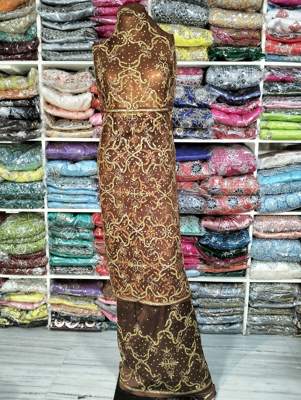Blouse Styles for George Wrapper - Hand Beaded African Design