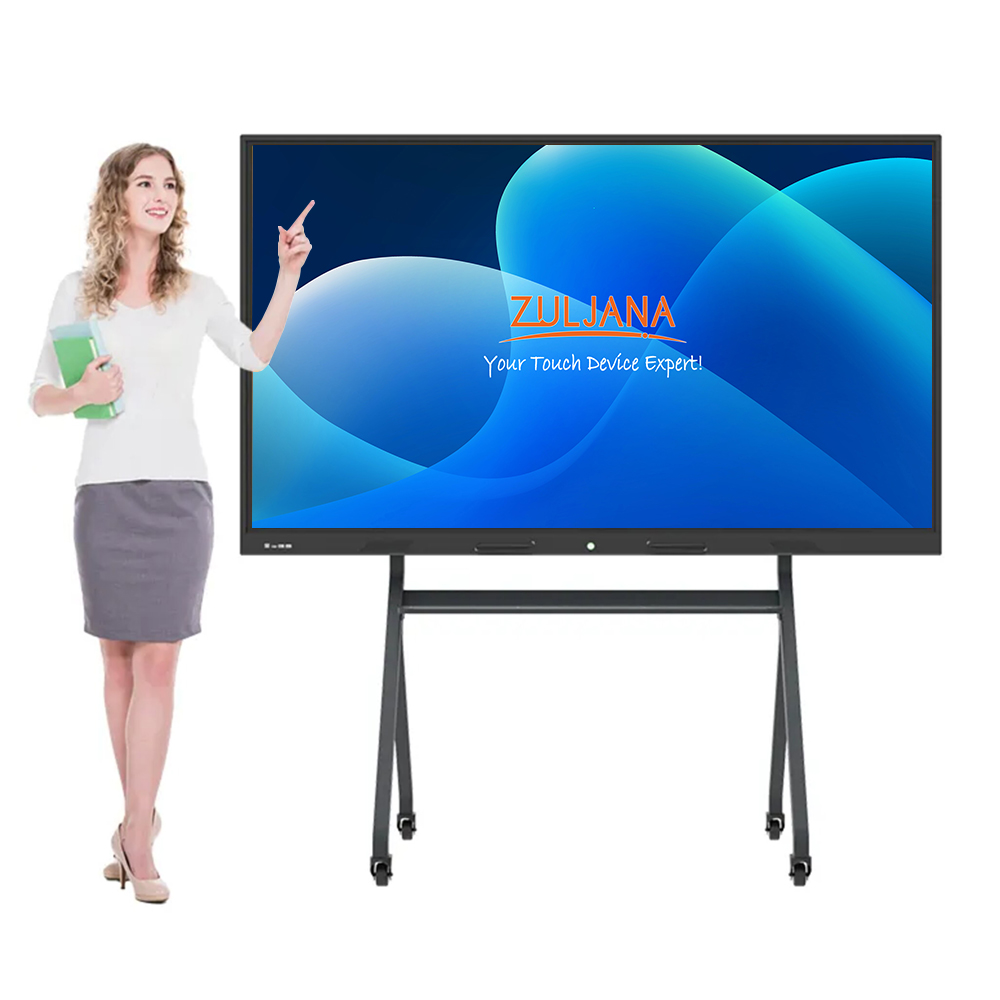 65 Inch 4k Interactive Flat Touch Panel Display Touchscreen Monitor ...