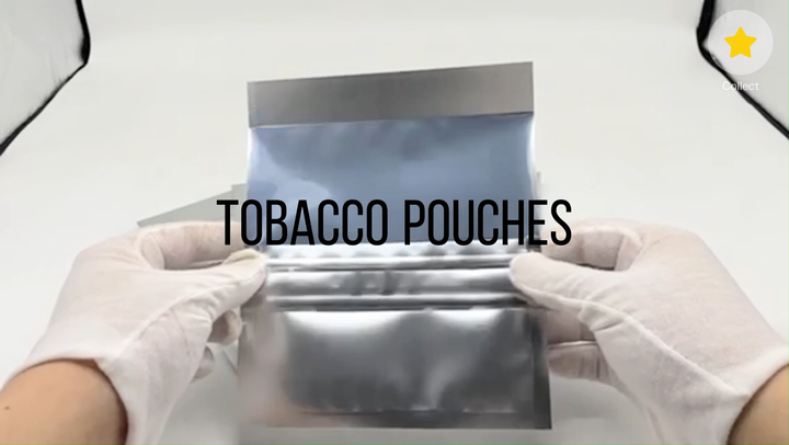Resealable Hand Rolling Empty Cigarette Tobacco Packaging